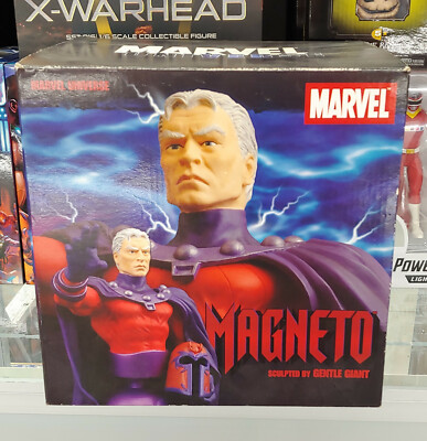 DIAMOND SELECT MARVEL UNIVERSE X-MEN MAGNETO 6" RESIN BUST GENTLE GIANT ...