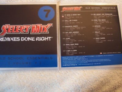 SELECT MIX-OLD SCHOOL ESSENTIAL VOL. 7- VARIOUS ARTISTS PROMO (FOR DJ ...