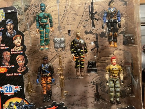GI Joe Vs Cobra Tiger Force 5 Pack 2002 MISB New Jinx Dial Tone ...