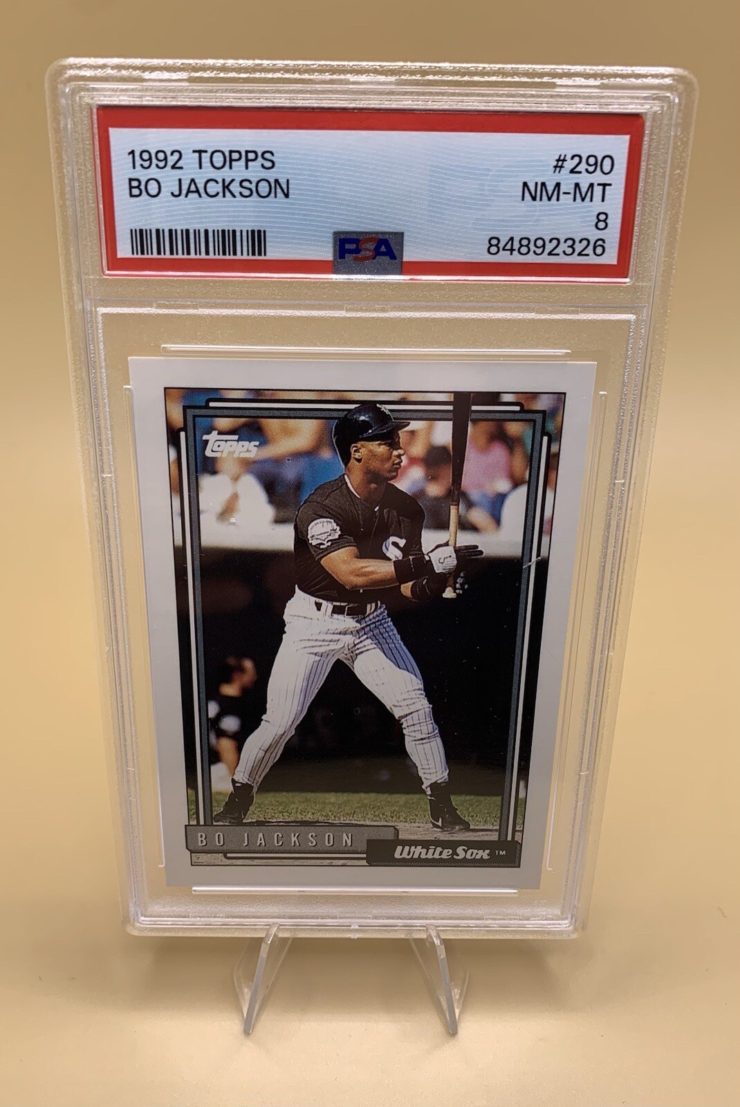 1992 Topps - #290 Bo Jackson PSA 8 NM-MT | eBay