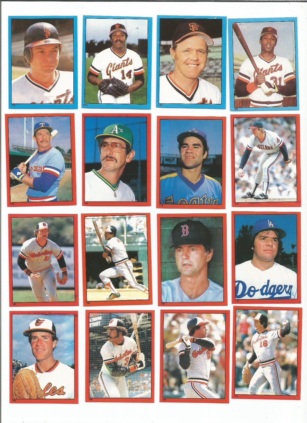 1982 Topps Baseball Sticker Larry Herndon #109 San Francisco Giants ...