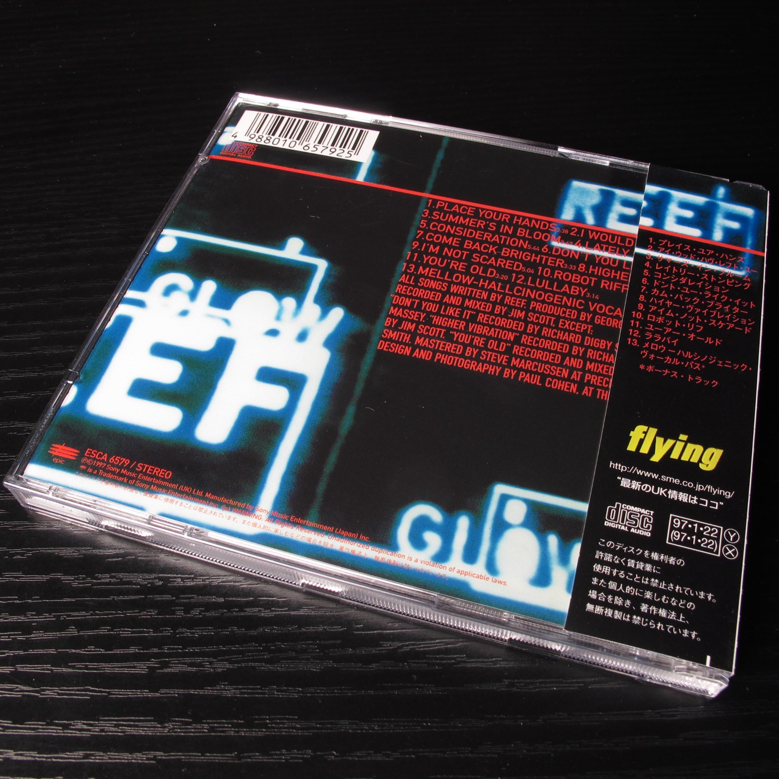 Reef+-+Glow+Japan+CD+1bonus+Esca-6579+Alternative+Rock+%23u01 for sale ...