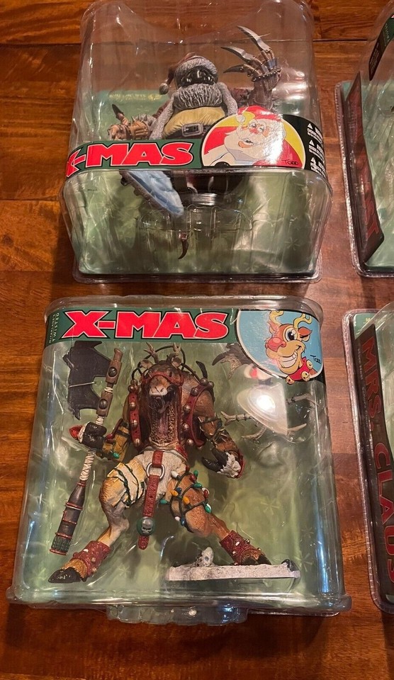 McFarlane Twisted Christmas X-Mas 6 complete Set Monsters 2007 Spawn ...
