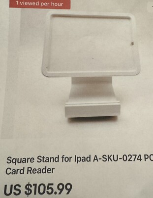 Square Stand for Ipad A-SKU-0274-POS Card Reader | eBay