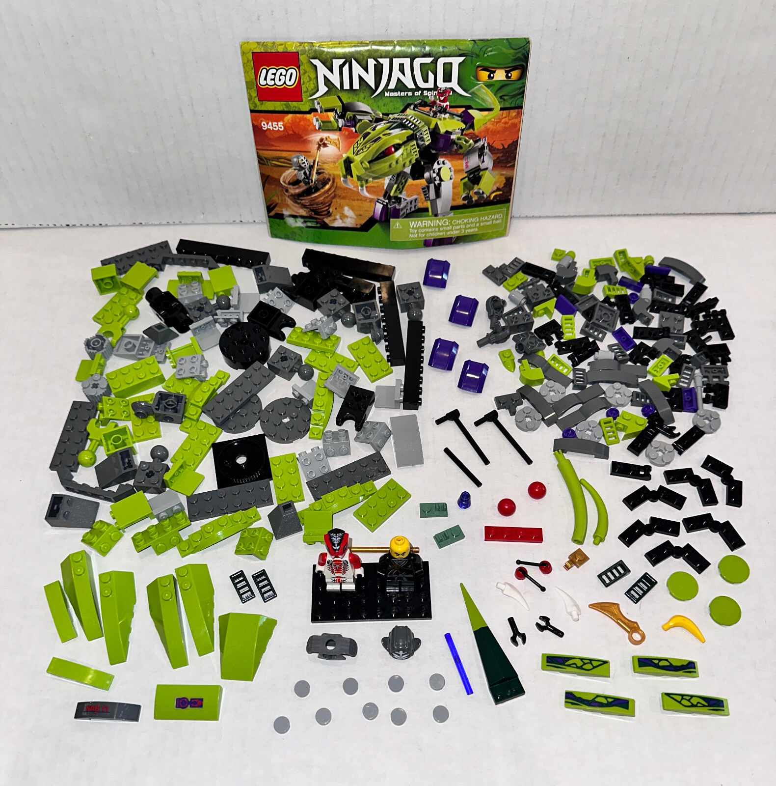 LEGO NINJAGO RISE OF THE SNAKES FANGPYRE MECH SET 9455 - COMPLETE | eBay