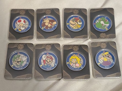 Lot Of 8 Super Mario Collector's Coin Set - 2016 Challenge Mint Coins ...
