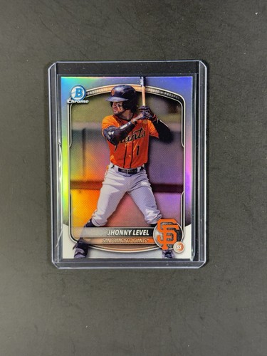 2025 Bowman Draft Refractor Jhonny Level BDC-55 Giants | eBay