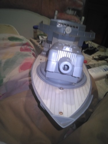 VINTAGE 29" REMCO FIGHTING LADY 856 TOY BATTLESHIP BOAT SHIP BATTERY ...