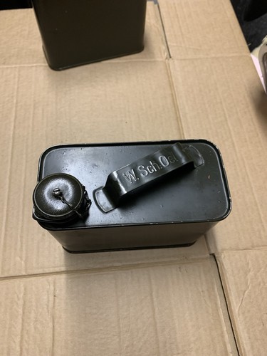 WW2 German MG Oiler P Oil Tin cjs MG 34/42 Wehrmacht Werkzeug Cleaning ...