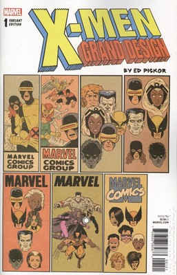 X-Men Grand Design 1B Piskor Corner Box Variant NM 9.4 2018 Stock Image ...
