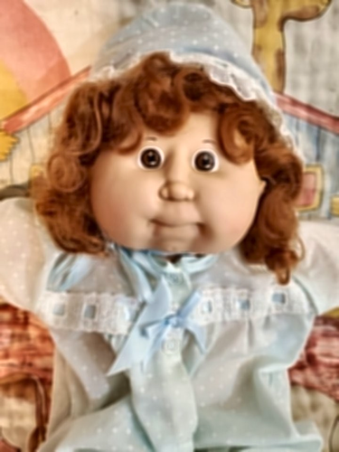 1986 Red Xavier Roberts Signed 18" Cabbage Patch Kid Doll Red Hair ...