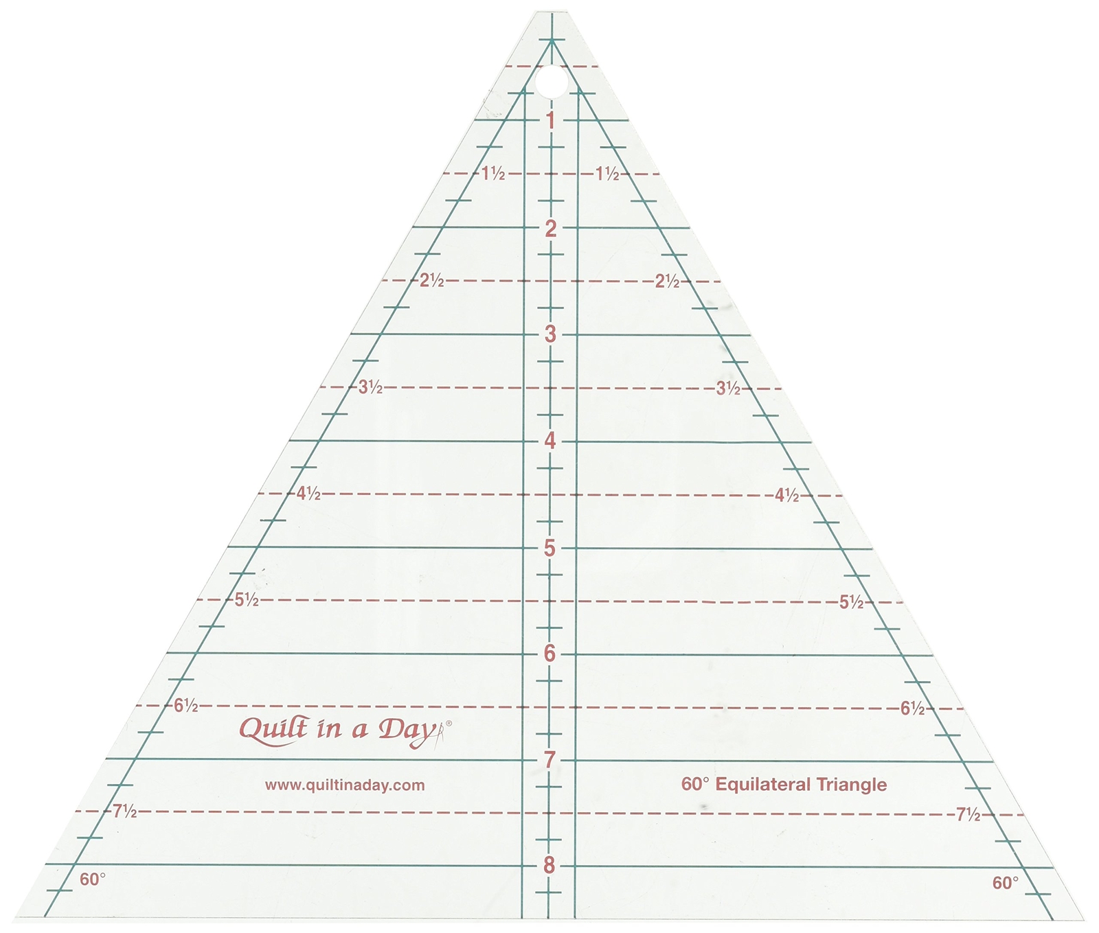 Equilateral Triangle Ruler 8.5" Clear | eBay
