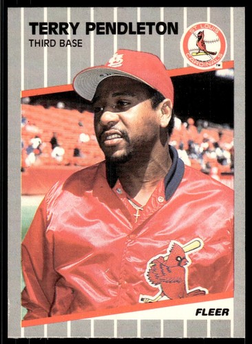 1989 Fleer Baseball Card Terry Pendleton St. Louis Cardinals #461 | eBay