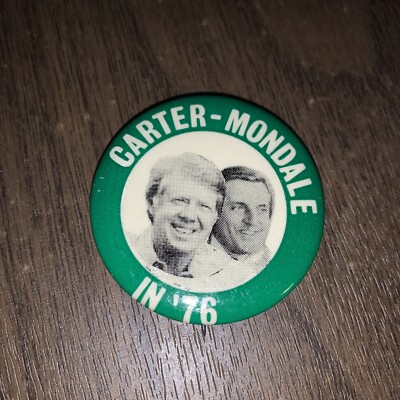 Vtg Carter Mondale Election Button Pin 1976 | eBay
