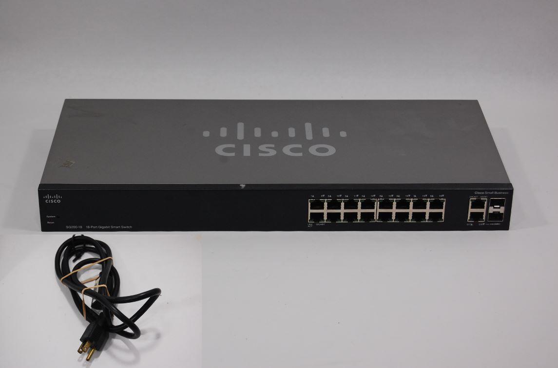 Cisco Small Business SG200-18 18 Port Gigabit Smart Network Switch ...