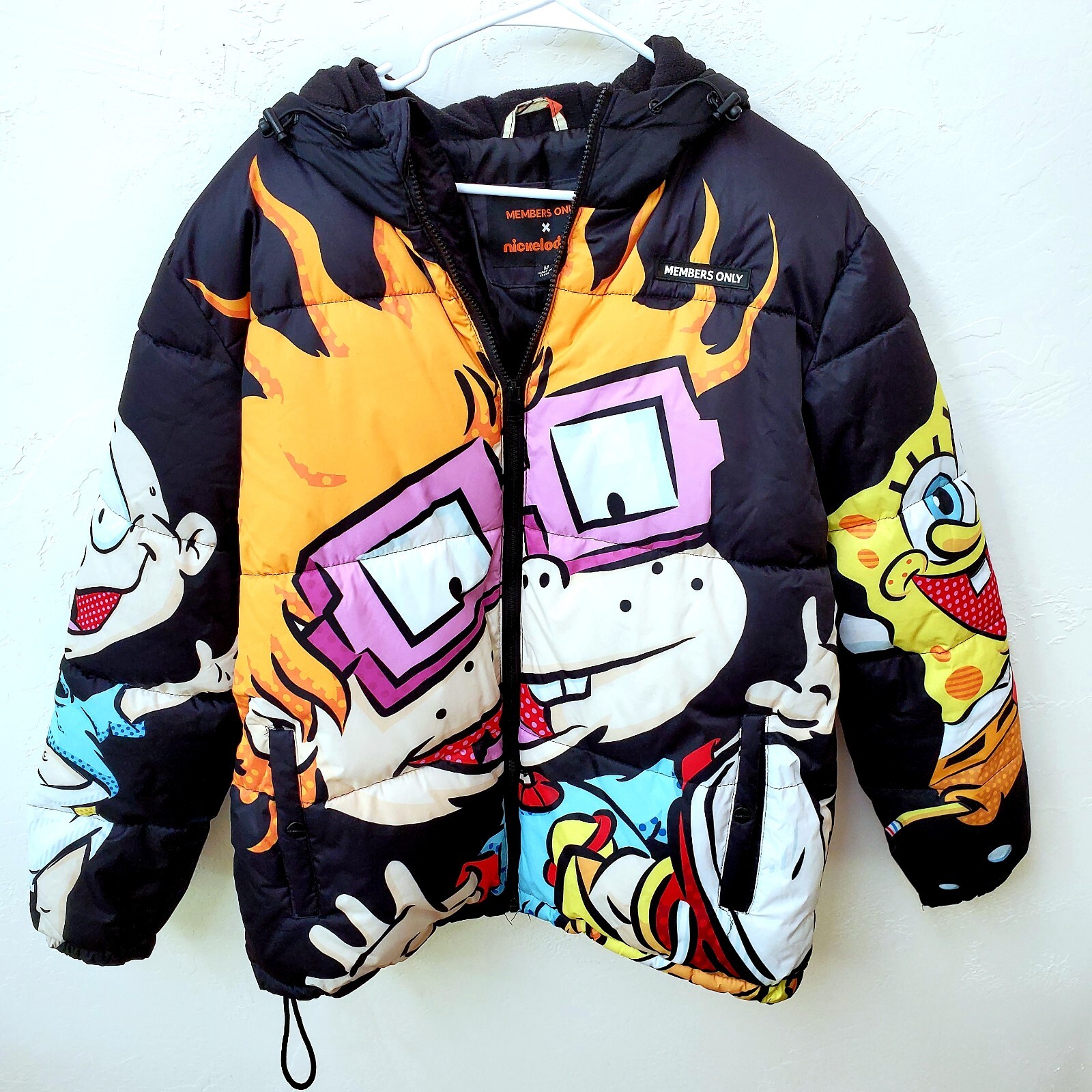 Members Only X Nickelodeon Puffer Jacket Medium Rugra… - Gem