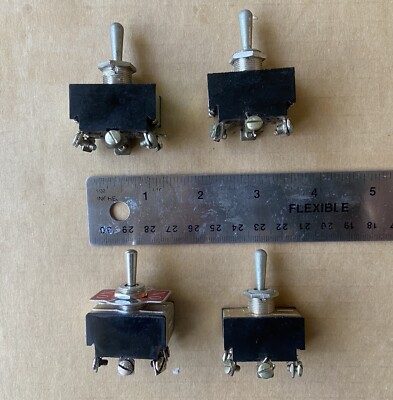 Four Vintage Toggle Switches ON-OFF-ON 125V 6Amp Japan | eBay