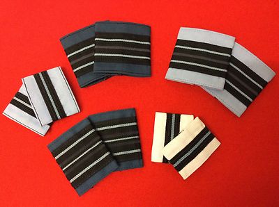 RAF Officers Rank Tabs RAF Blue Light Blue RAF Rank Slides Flight ...