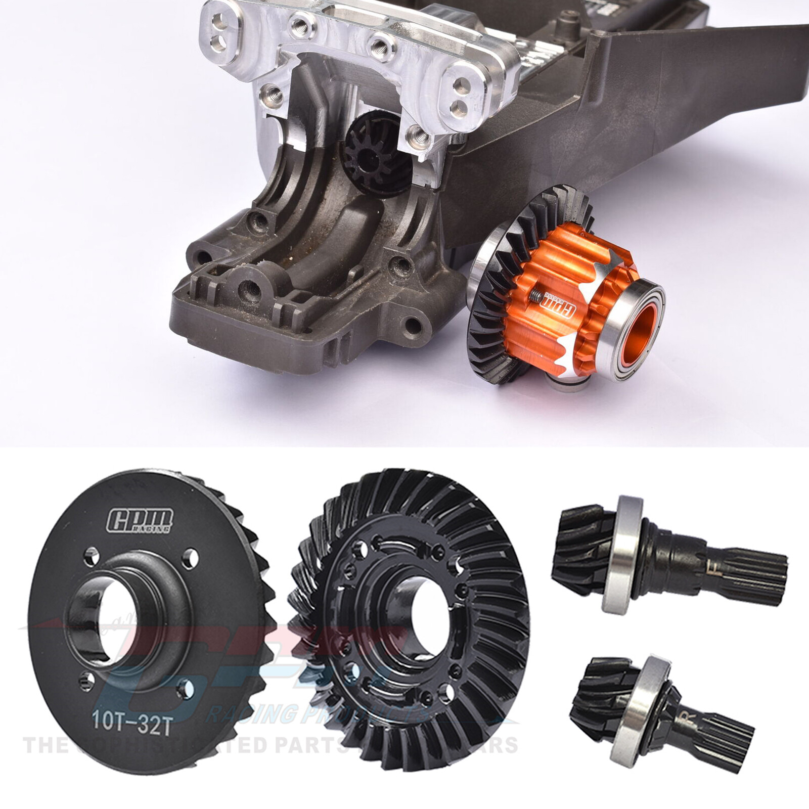 For TRAXXAS 1/6 4WD XRT 8S 1/5 X-MAXX 6S RC Steel Differential Ring ...