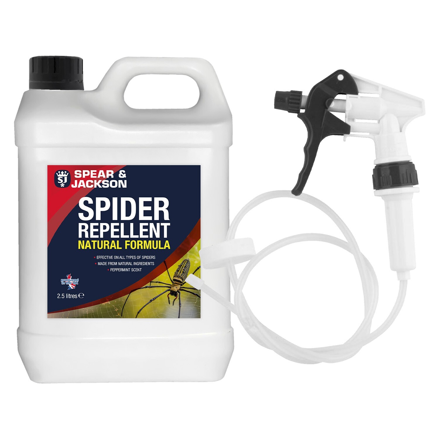 Spider Repellent Spray - 2.5L with Long Hose Trigger - Spear & Jackson ...