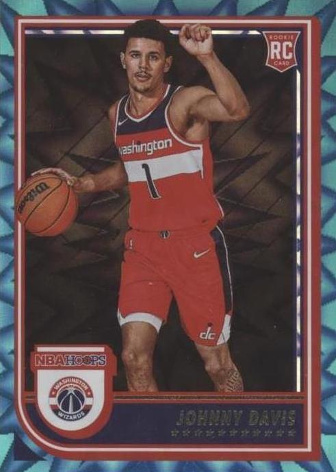 2022-23 Panini NBA Hoops - Rookies Johnny Davis #240 Teal Explosion (RC ...