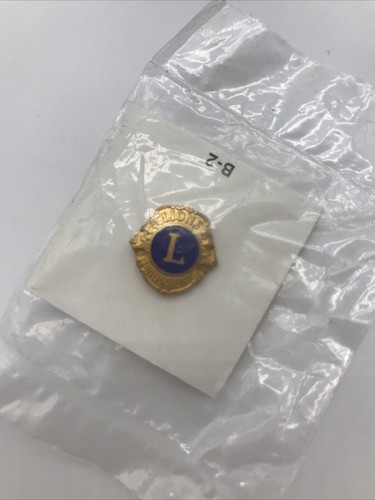 vintage Lions Club International LGB lapel hat pin fraternal ...