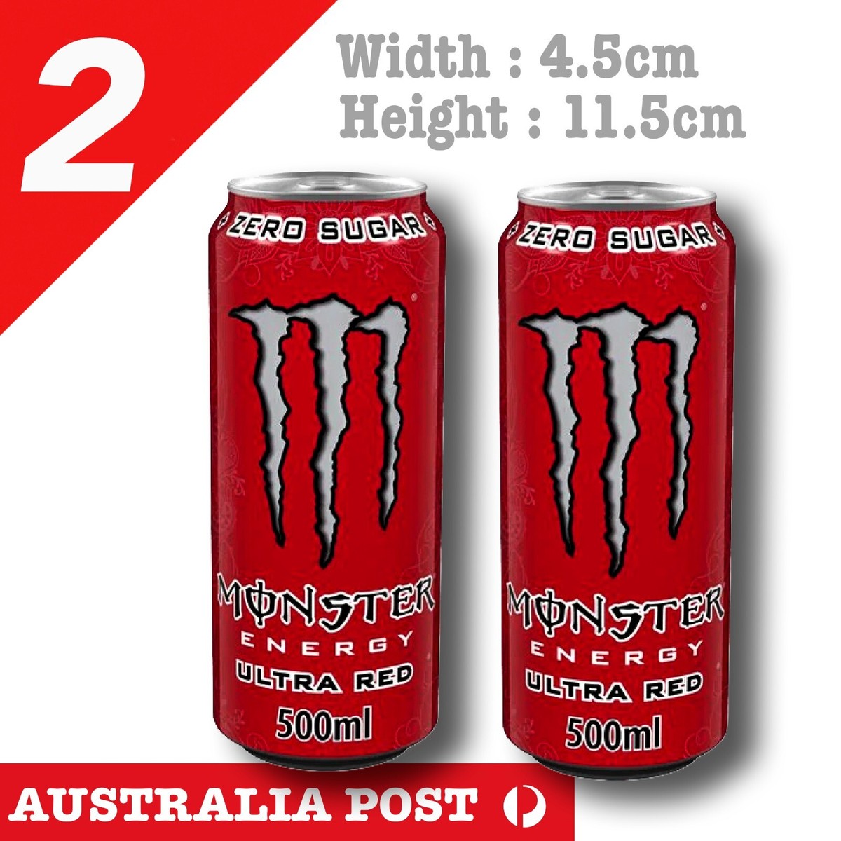 Red Monster Energy Drink Logo Monster + ADHD Markie= Pure Chaos😜