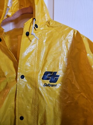 L CALTRANS California Department Transportation workwear rain ...