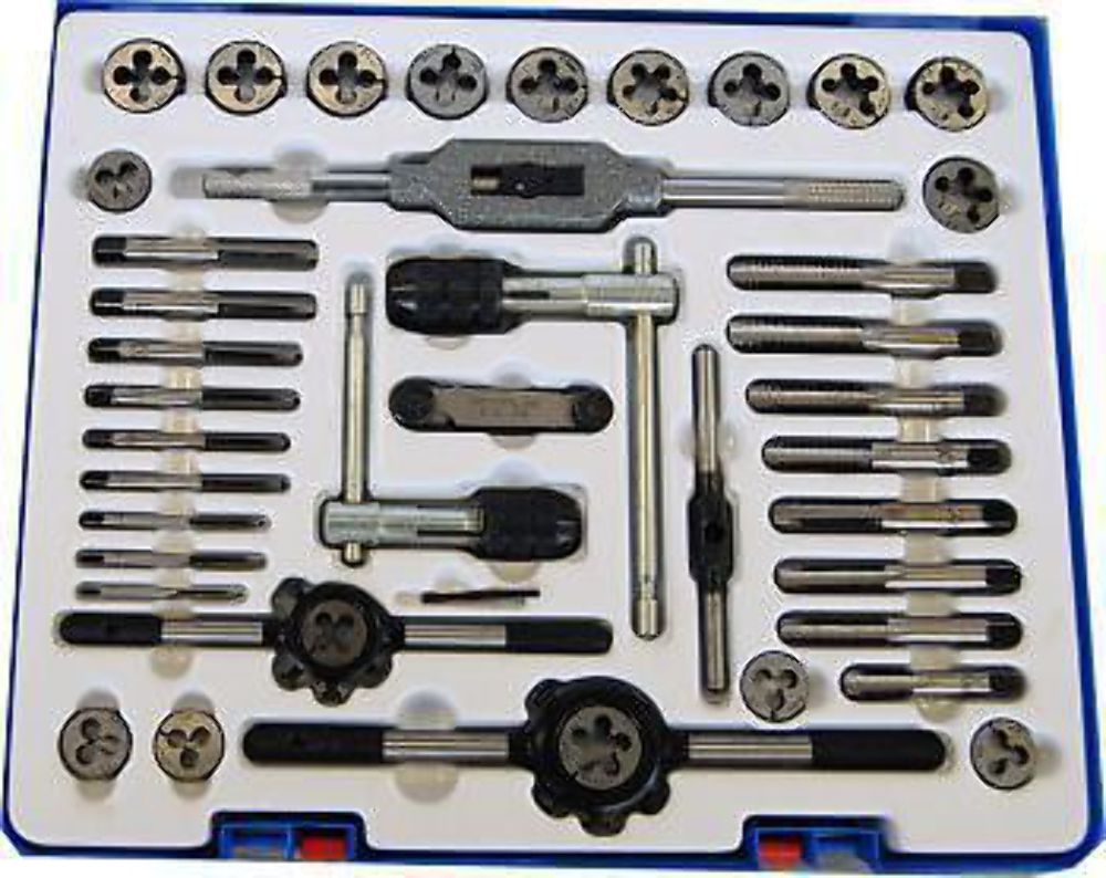 Soba 41pc Metric & 1/8 BSP Tap & Die Set Coarse & Fine Pitch | eBay UK