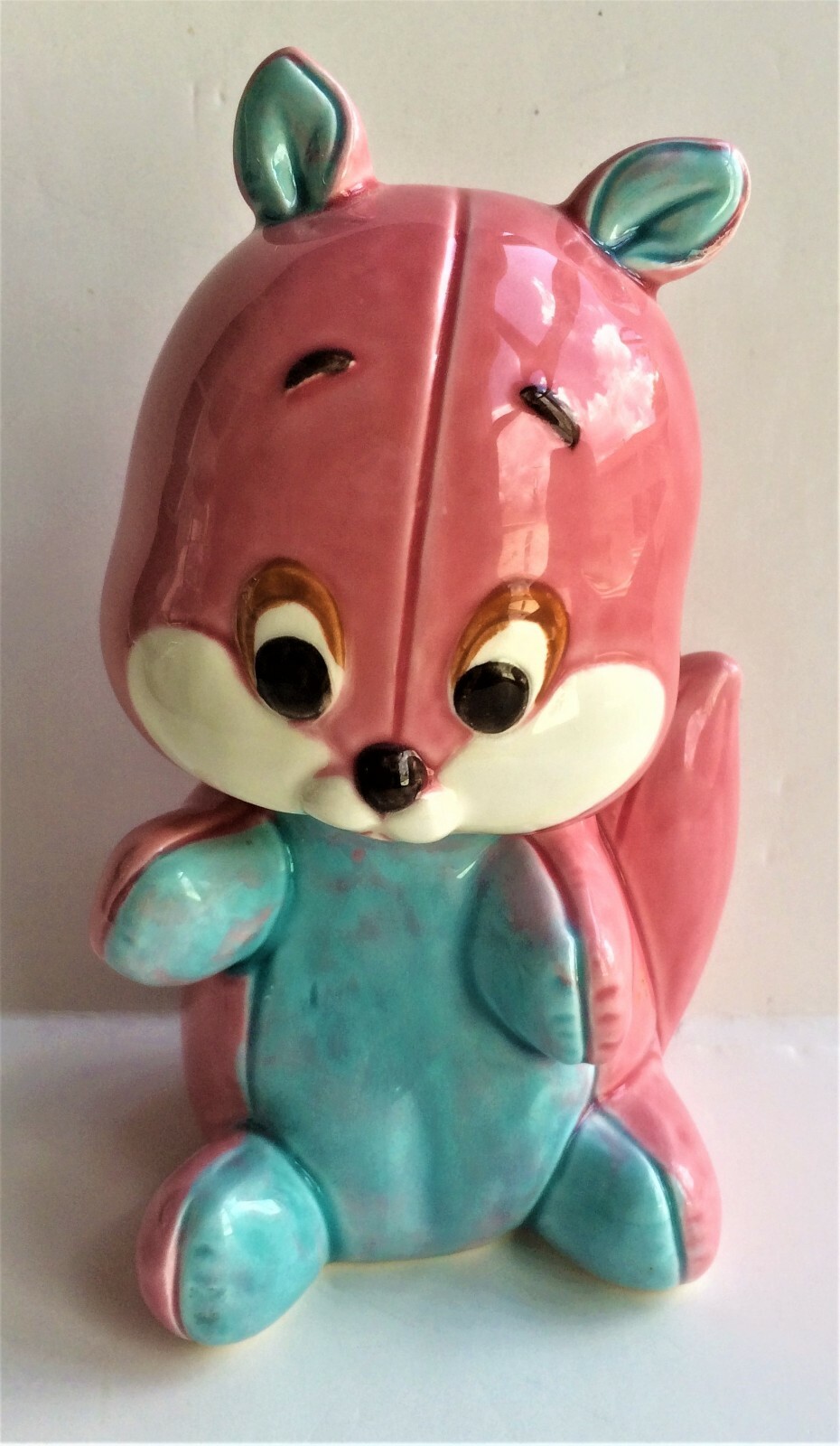 Lefton Ceramic Baby Squirrel Bank #5766 6" | eBay