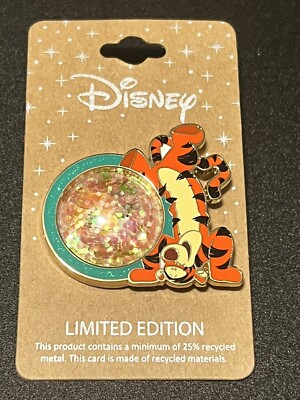Disney Uncas International Winnie The Pooh Tigger 3D Bubble Globe LE ...