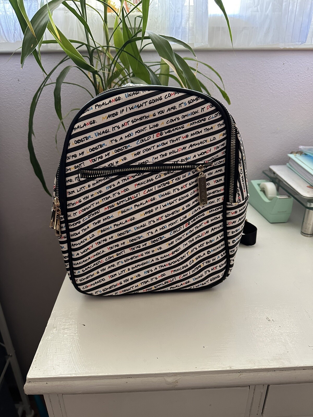 FRIENDS Tv Show Quotes Backpack - Gem