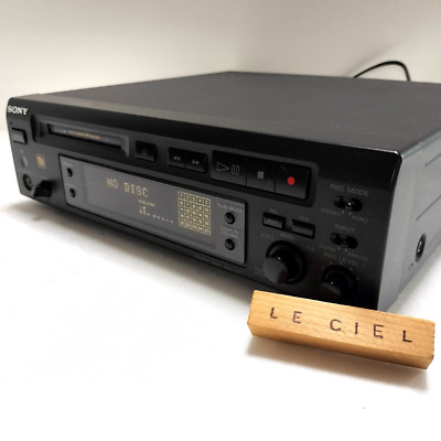 SONY MDS-S37 MD MiniDisc Recorder Deck Player Black from Japan | eBay