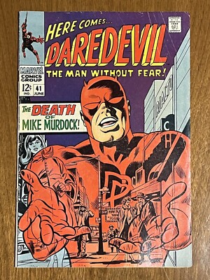 Daredevil #41/Silver Age Marvel Comic Book/1st Herbert/VG- | eBay