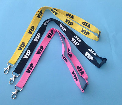 Black VIP Yellow VIP Pink VIP Lanyards | eBay UK