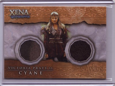 Xena Beauty & Brawn Victoria Pratt CYANE dual VARIANT costume swatch ...