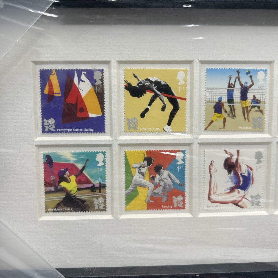 Framed London Olympics 2012 Ltd Ed Collection STAMPS Sport Royal Mail ...