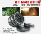 SERVICED Helios 44-2 58mm f/2 Swirly Bokeh Lens, m42 cover Full Frame ...