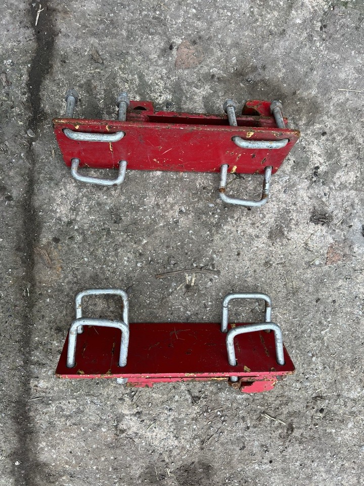 Quickie Euro 3 Bolt On Brackets With U Bolts Flat 8 Shear Grab | eBay UK