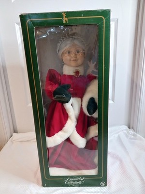 Vintag Motion Animated 24” Christmas Mrs.Claus Figures In Original Box ...