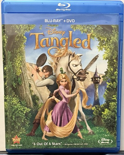 Tangled (Blu-Ray/DVD, 2010) Disney 786936811001| eBay