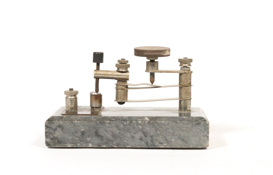 1909 J.J. Duck Ferron Detector For Early Spark Era Radio Receiving Sets ...