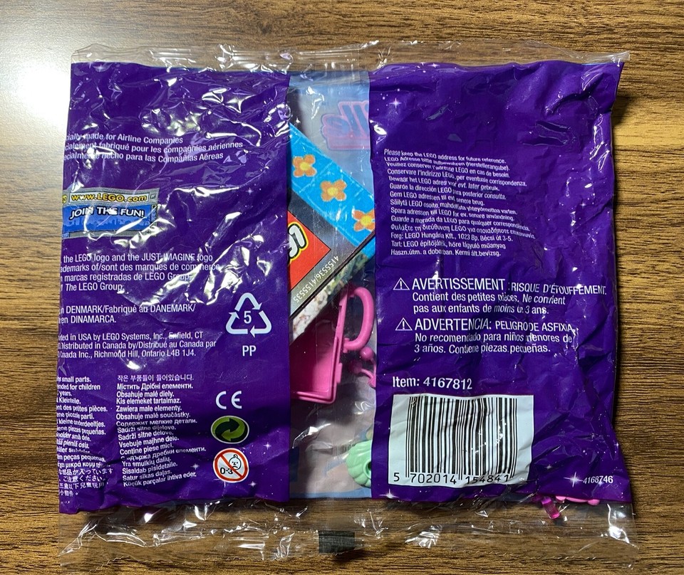 Lego BELVILLE 5977 BEARS ON THE BEACH Suitcase Crab Clam Banana Polybag ...