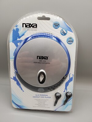 Naxa NPC-319 Super Slim Personal CD & CDR Compatible Compact Disc ...