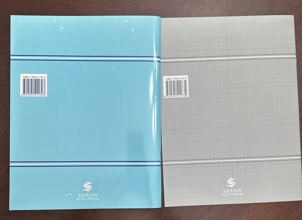 Saxon Algebra 1/2 Homeschool Packet w Tests Solutions & Test Forms ...