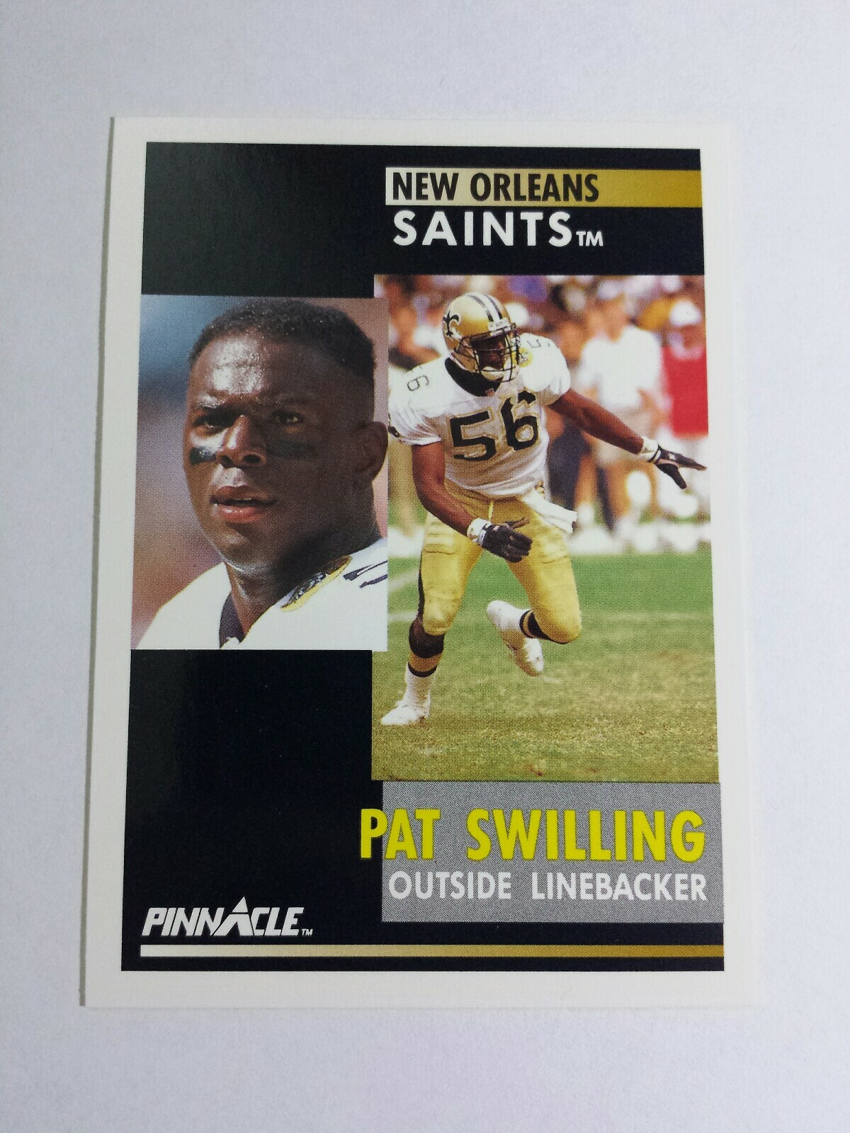 PAT SWILLING 1991 PINNACLE FOOTBALL CARD # 206 C5835 | eBay