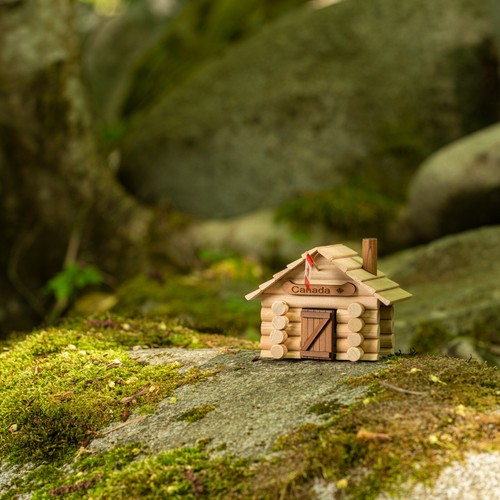 Log Cabin Toys 906 Settler's Cabin - Wooden Building Kit - 48 Pcs ...