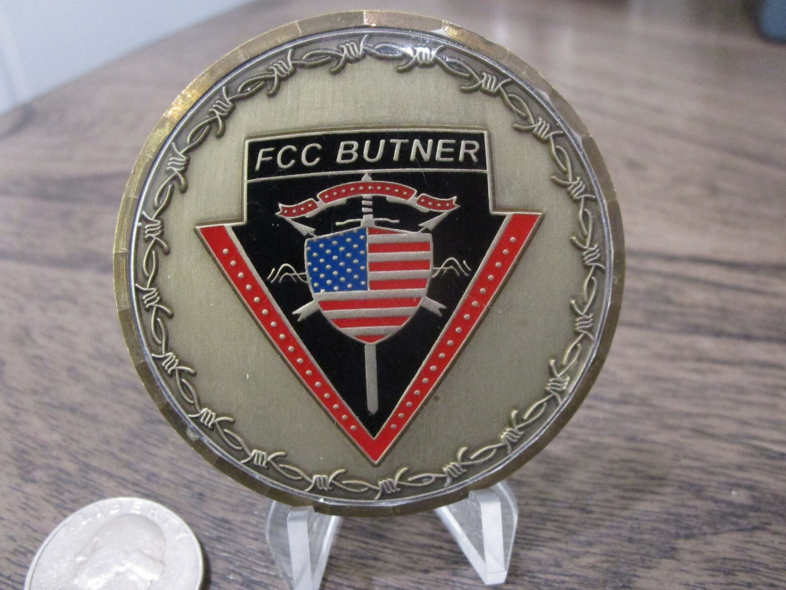 BOP FCC Butner Federal Correctional Complex Prison Challenge Coin #483R ...