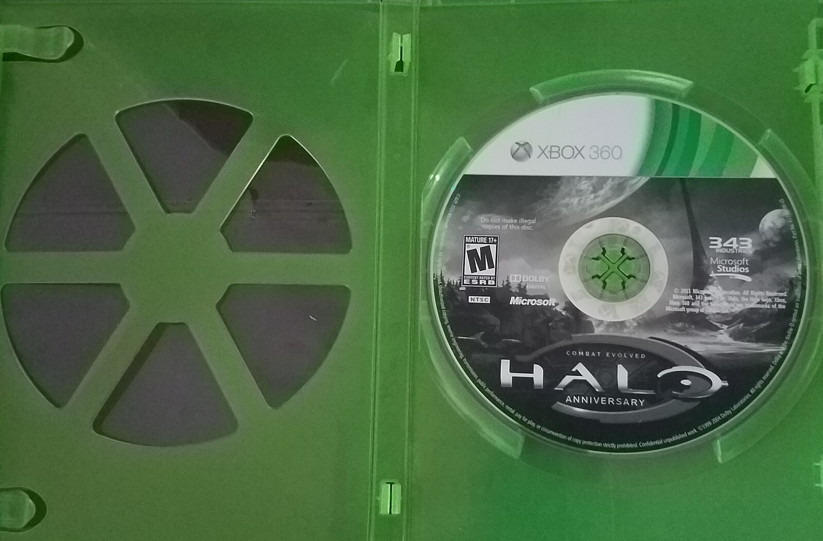 Halo Combat Evolved Anniversary Microsoft Xbox 360 Disc Only Game US ...