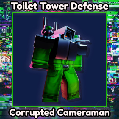 Corrupted Cameraman - Toilet Tower Defense TTD - Mythic Unit - ROBLOX ...